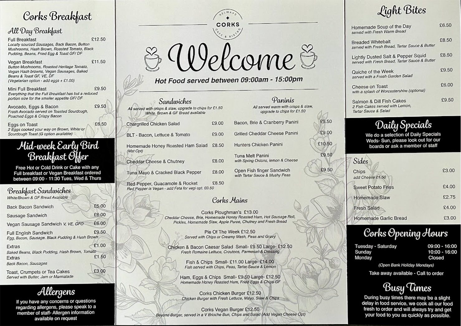 Corks Cafe - Kelways Plants Ltd